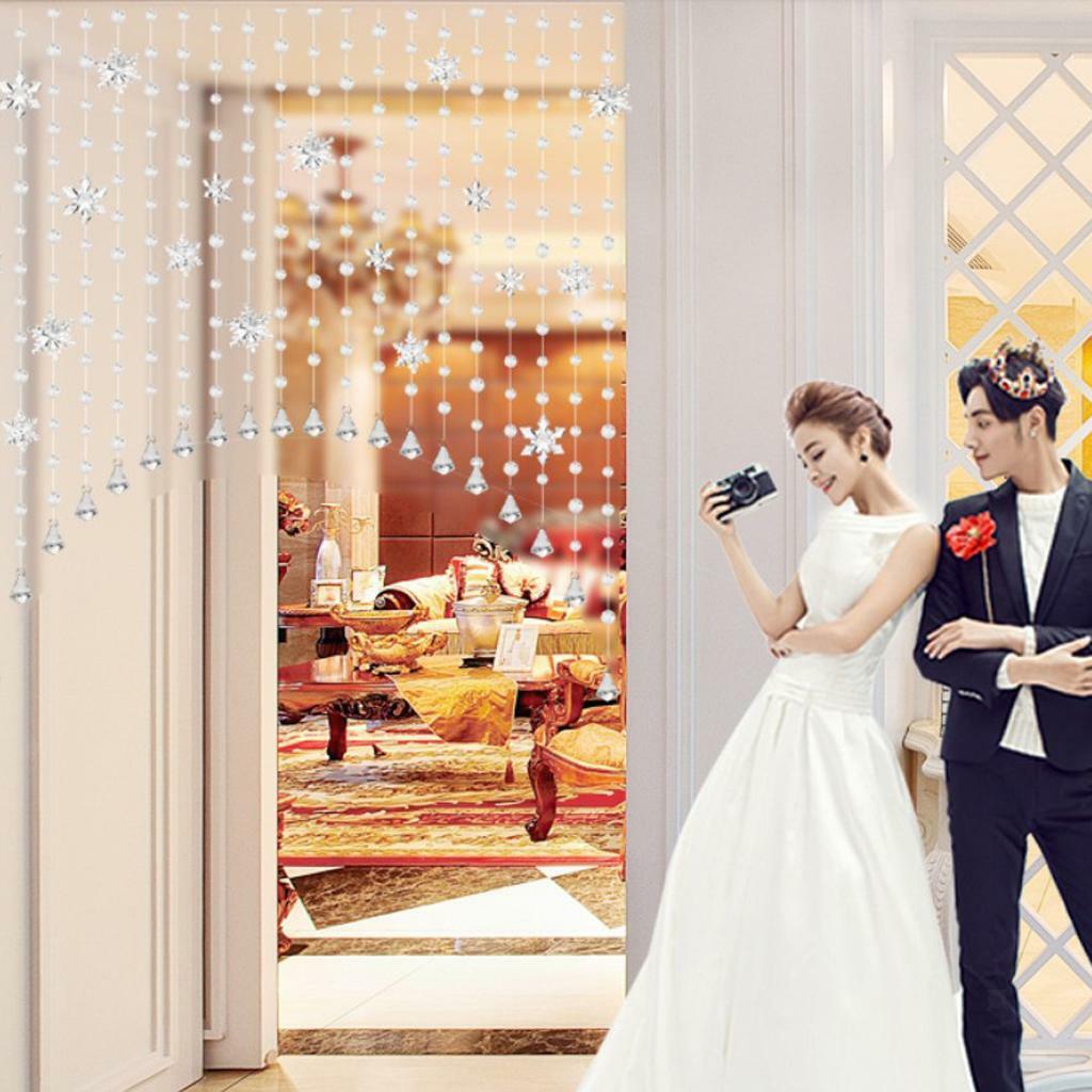 10 Pcs Clear Acrylic Snowflake Litter Crystals Confetti Wedding | eBay UK