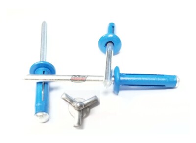 Pepsi-Blue 3/16" Small Head Tri-Fold Exploding Aluminum Mandrel Pop ...