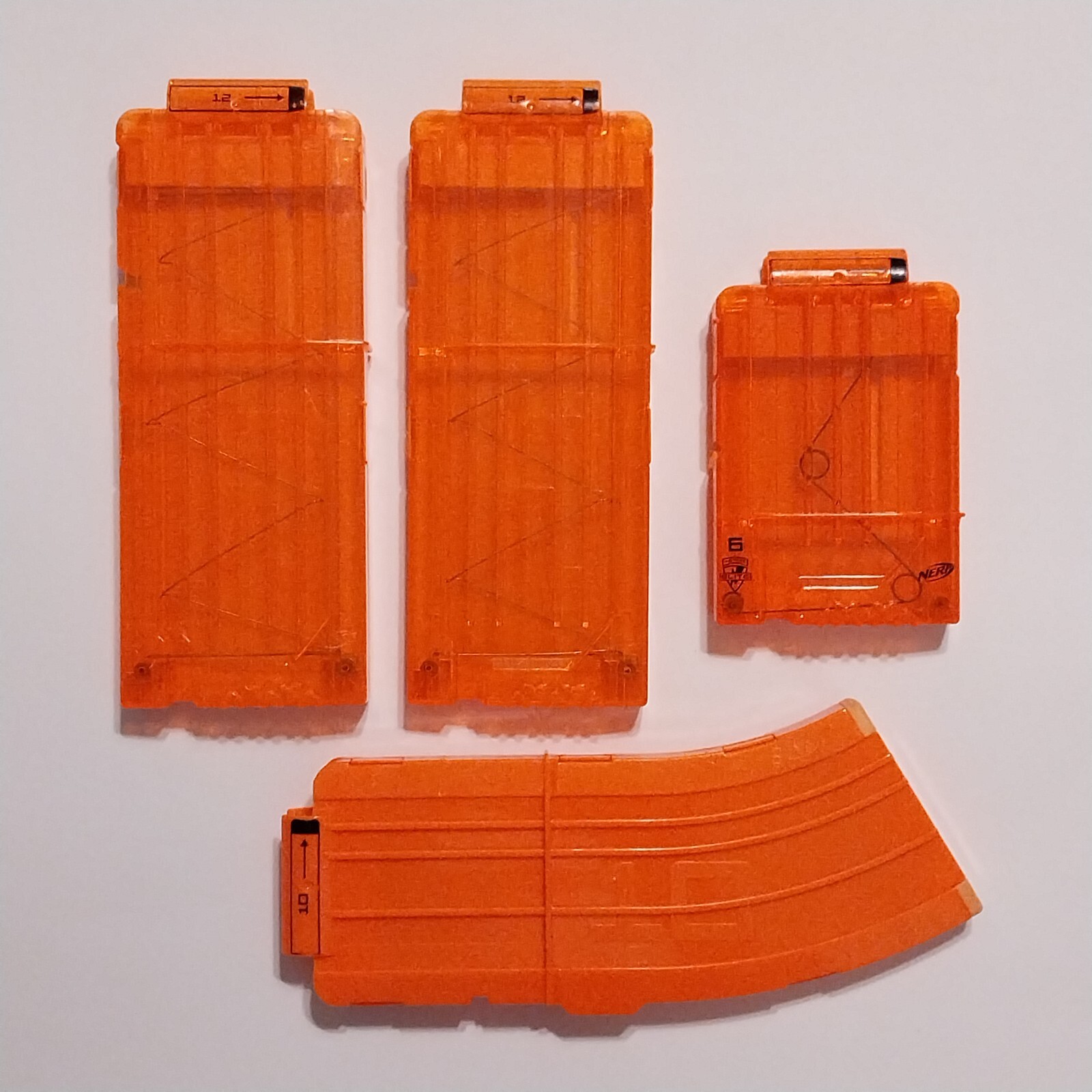 Nerf Dart Magazines - Lot of four - Various sizes | eBay