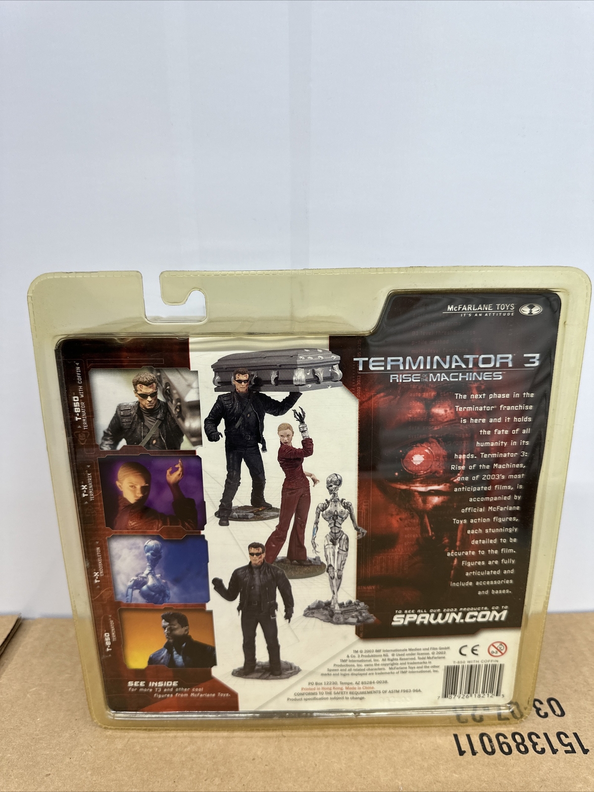 McFarlane Toys T-850 Terminator with Coffin Terminator Action Figure ...