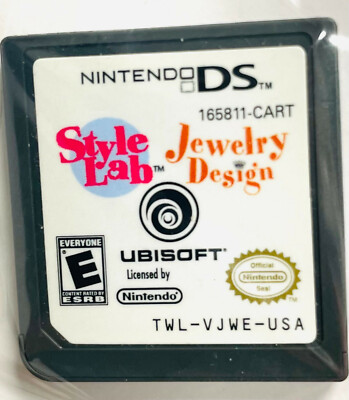 Style Lab: Jewelry Design Nintendo DS 2010 Game ONLY TESTED and WORKS ...