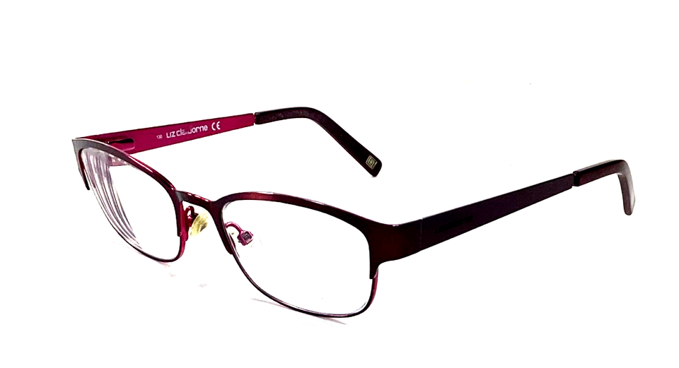 Liz Claiborne Eyeglasses Frame L438 0JBZ Women's Pink Metal Full Rim 48 ...