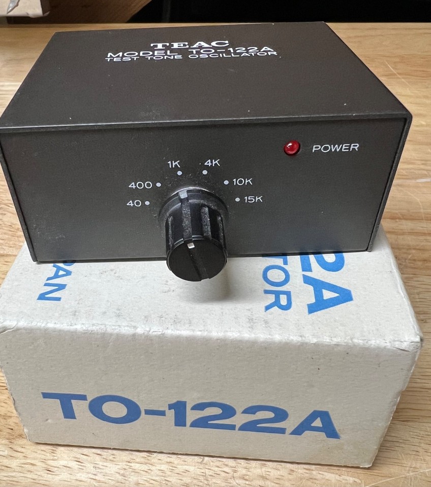 TEAC Model TO-122A Test Tone Oscillator Analog Audio For Calibration ...