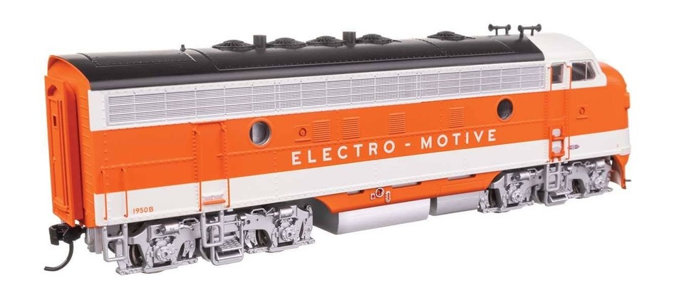 Walthers 11405 EMD F7 A Locomotive - Standard DC - EMD #1950B HO Scale ...