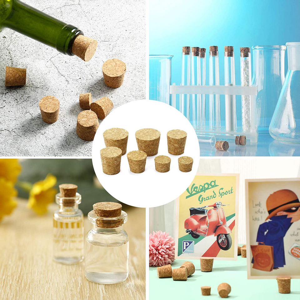 5/10pcs Tapered Cork Plugs Wooden Wine Corks Stoppers Reusable Sealing Stopper | eBay UK