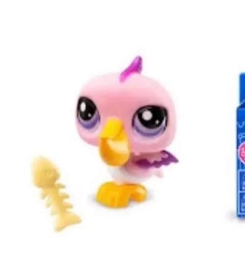 LPS Littlest Pet Shop Pelican Gen 7 G7- # 11 Blind Box Pink Purple Bird ...