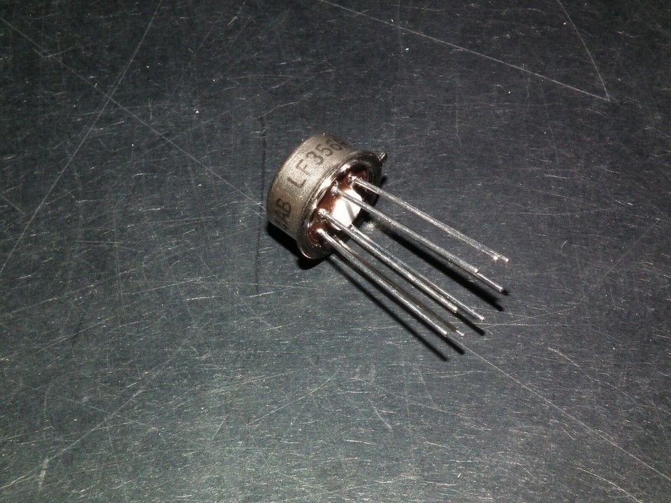 Genuine LF356H National Semiconductor J-FET input op amps 8-pin can low ...