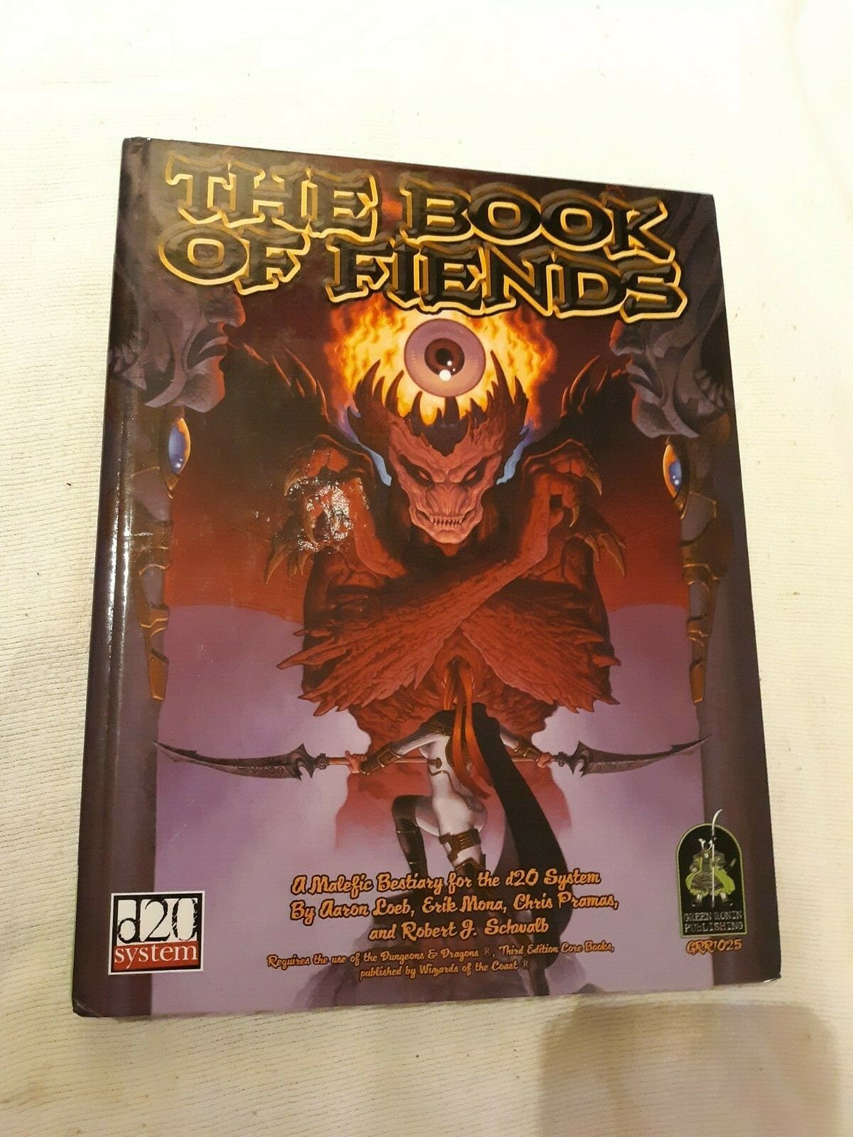 The Book of Fiends D20 Green Ronin GRR1025 OOP MONSTER MANUAL DUNGEONS ...