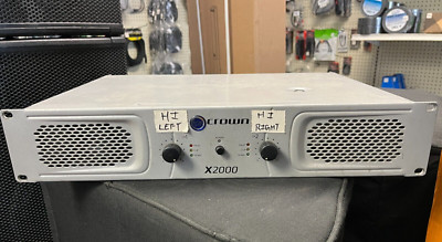 Crown X2000 Power Amplifier | eBay