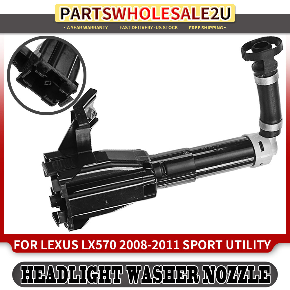 Front Right Headlight Washer Nozzle RH for Lexus LX570 2008-2011 5.7L ...