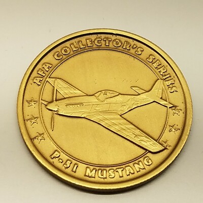 Air Force Association AFA Collectors Series P-51 Mustang Challenge Coin ...