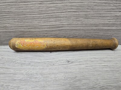 Antique Advertising Wooden Baseball Bat Pencil Case Kinney Shoes Mini ...