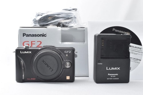 [w/Box] Panasonic LUMIX DMC-GF2 12.1MP Digital Camera - Black (Body ...