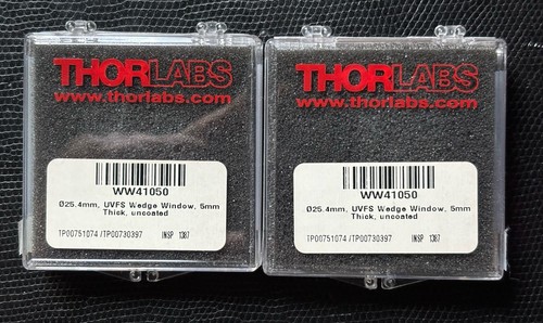 New! ThorLabs WW40530-B Ø1” UVFS Wedged Windows; Uncoated | eBay
