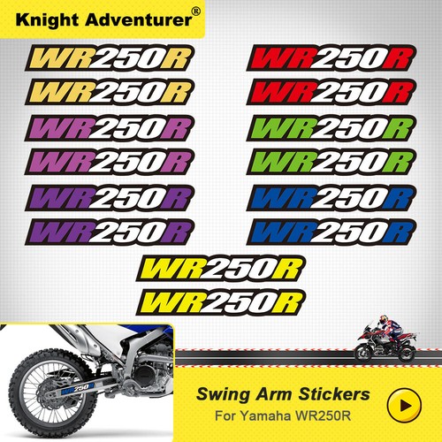 Yamaha WR250R Swingarm Stickers Decals WR250R Graphics kit dirtbike ...