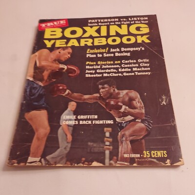 1963, Boxing Yearbook True Man's Magazine, Patterson vs. Liston (CP285 ...