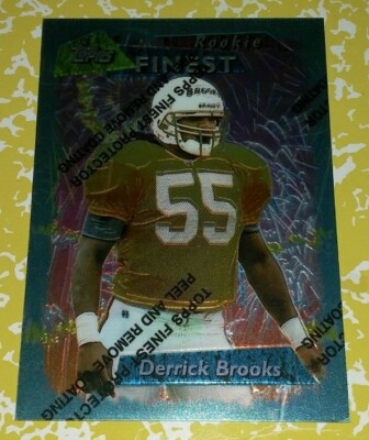Derrick Brooks RC Rookie Card 1995 Topps Finest #193 | eBay