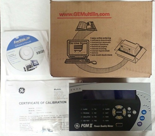 GE PQMII PQMII-A PQM 73D224C4.000 600912983.1 MULTILIN POWER QUALITY ...