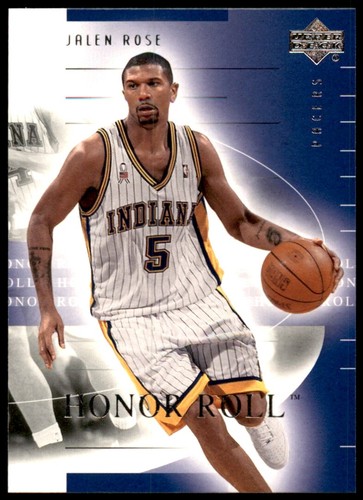 2001-02 Upper Deck Honor Roll #32 Jalen Rose PACERS | eBay