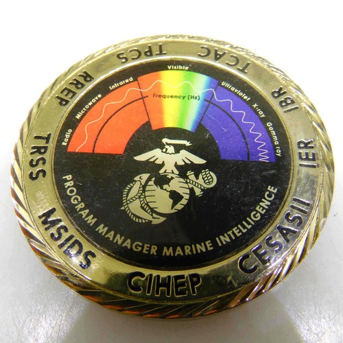 USMC WICKED PISR PERSISTENT INTEL SURVEILLANCE AND RECON CHALLENGE COIN ...