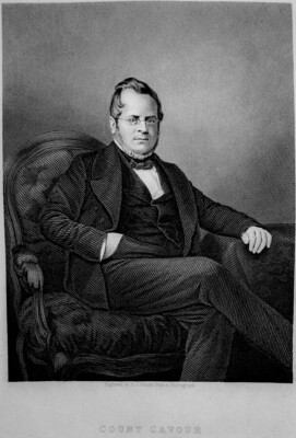 COUNT CAVOUR ITALIAN UNIFICATION PRIME MINISTER ITALY ~ 1860 Art Print ...