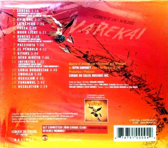 Varekai by Cirque du Soleil (CD, 2004) for sale online | eBay