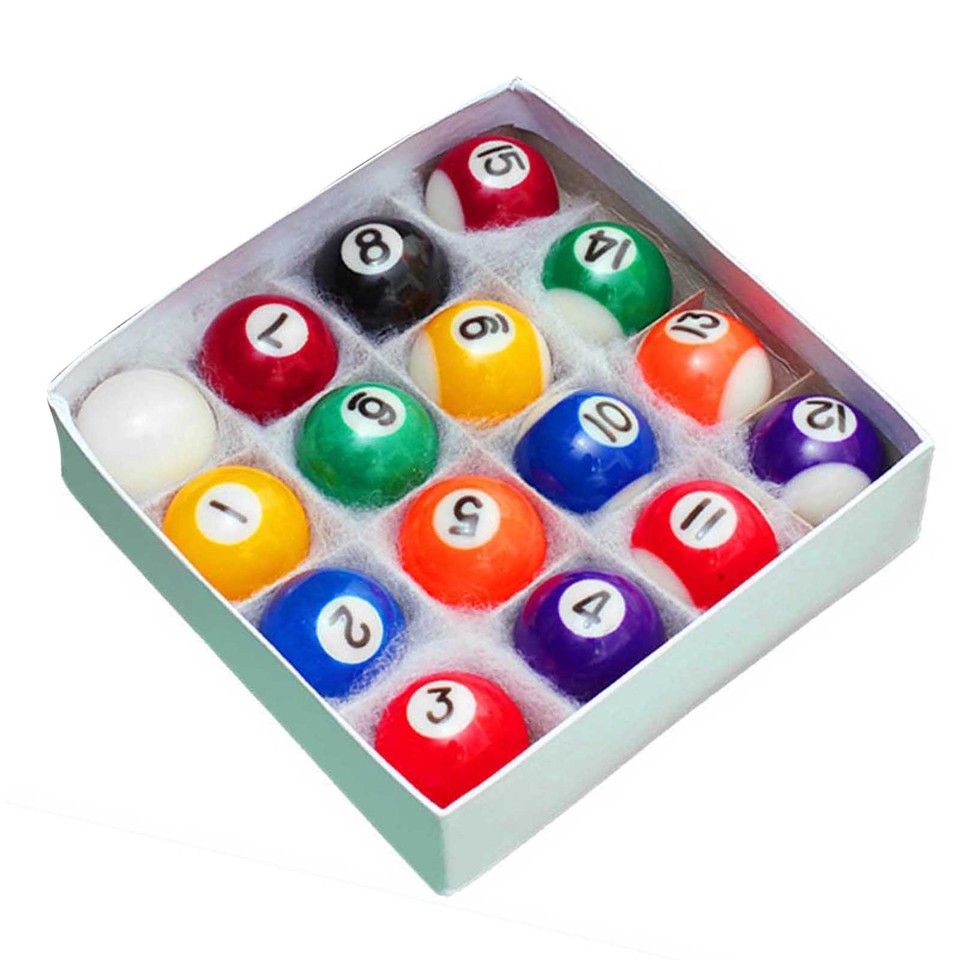 Small Billiard Balls Set Mini Pool Table Balls Good Toy for Your ...