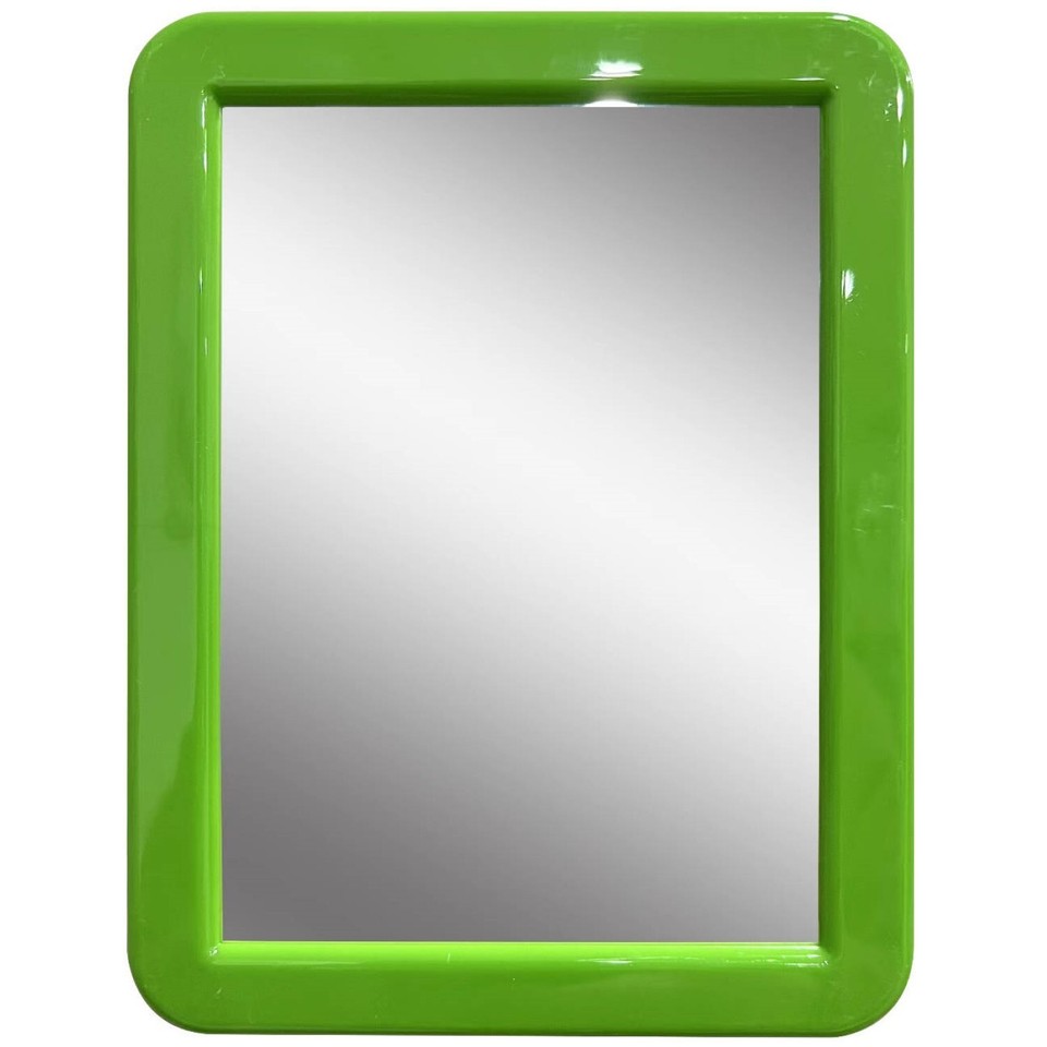 Magnetic Locker Mirror, 5x7 in., Glass, Locker Accessory for School ...