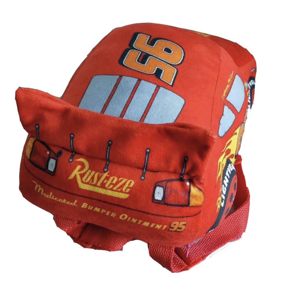 00621 Cars 3 - 17” Plush Backpack - Lightning McQueen | eBay