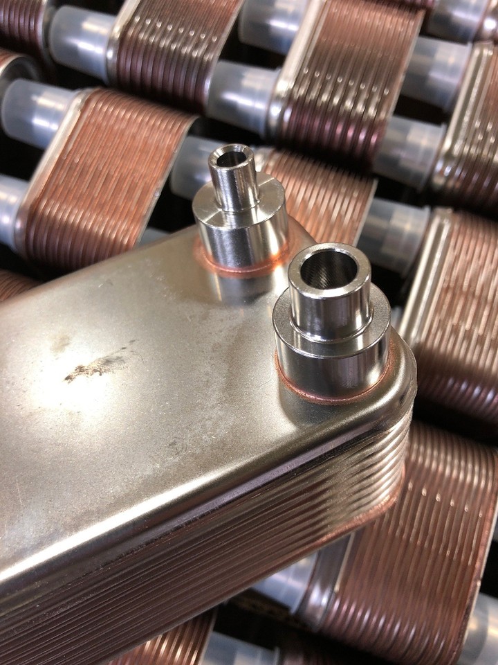 NEW, ALPHA LAVAL, AC10-16, BRAZED PLATE HEAT EXCHANGER, -58 - 347F ...