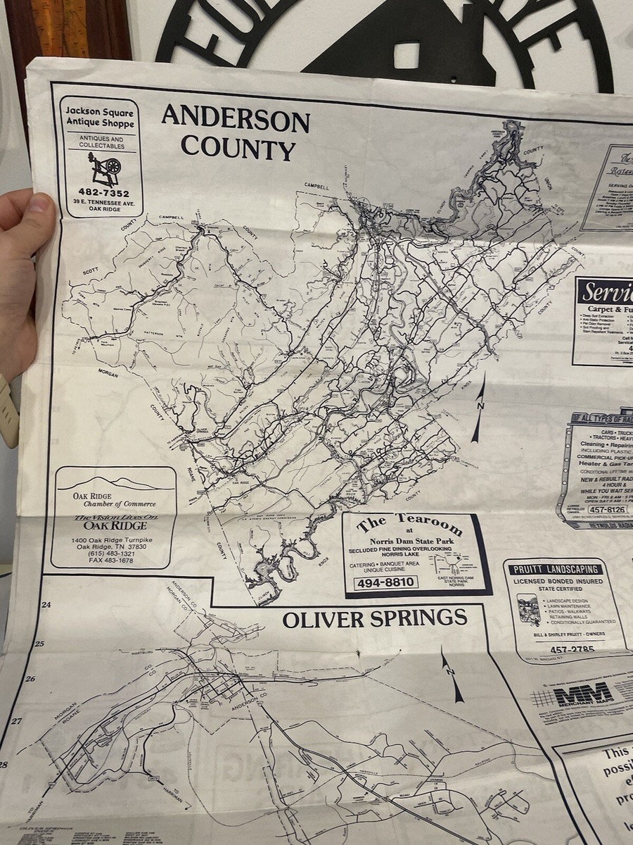 Detailed Map Of Oak Ridge Tennessee Driving Directions To Staples, 849