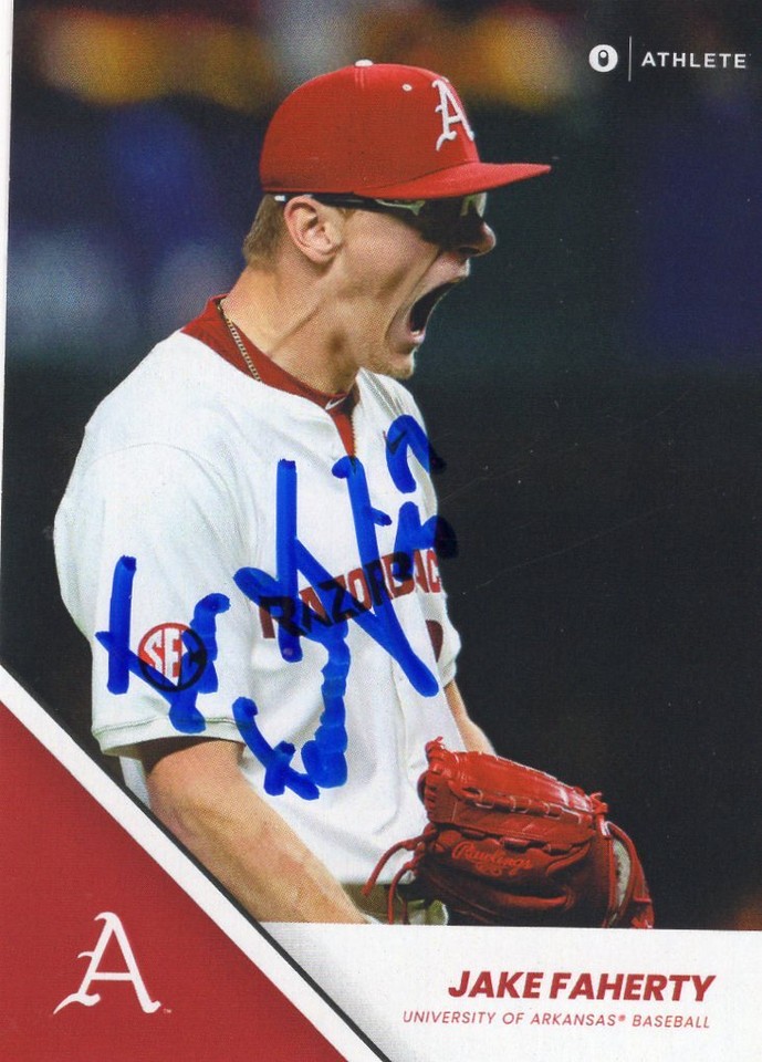 Arkansas Razorbacks 2024 Onit NIL Autographed Baseball Cards IP Auto ...