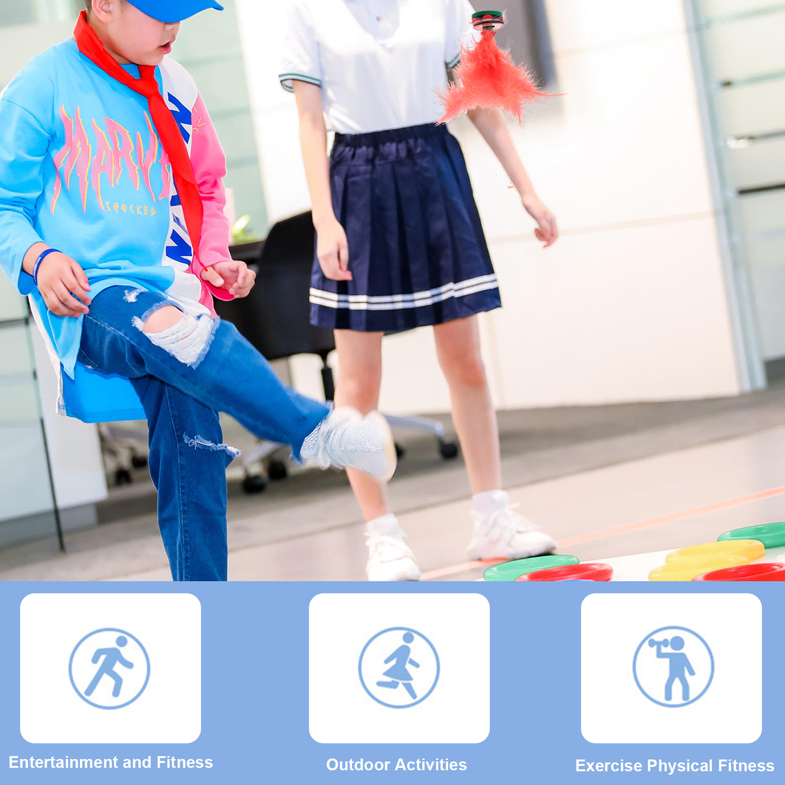 Shuttlecock Non-slip Competition Foot Kick Fancy Goose Feather ...