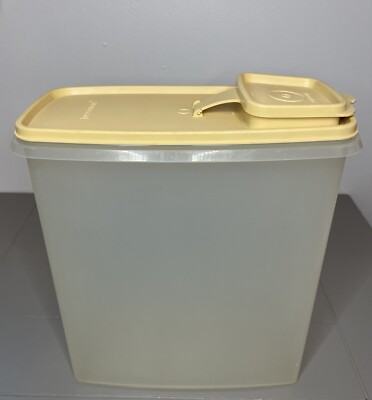 Tupperware Cereal Keeper #1588-3 20 Cup XL Storage Container Sheer Base ...