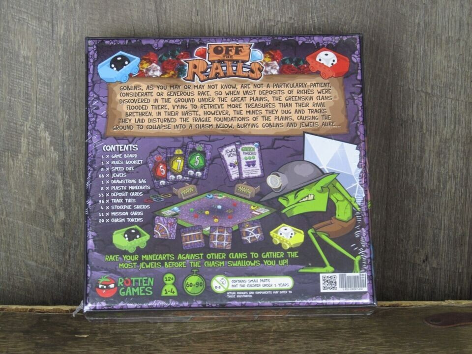Off the Rails Board Game 2018 Edition from Rotten Games Sealed Free ...