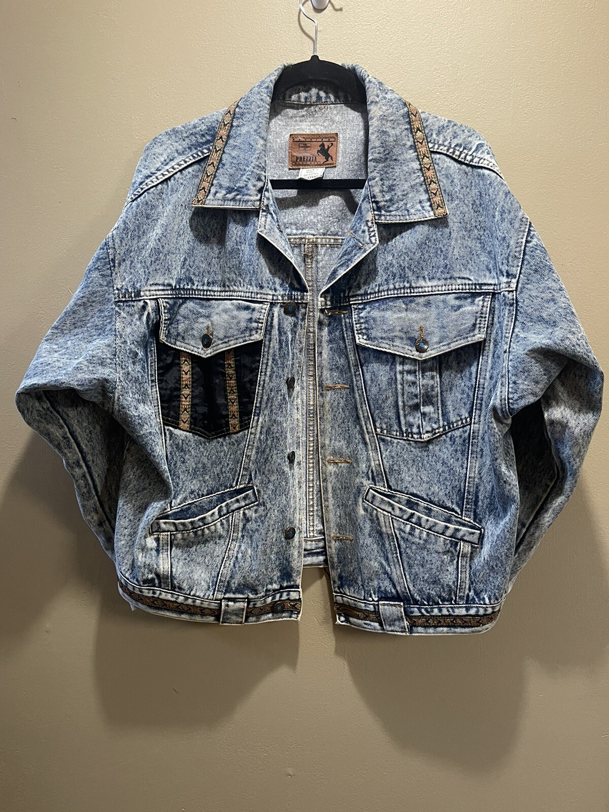 Prezzia Original Jean Denim Jacket Unisex Size Medium… - Gem