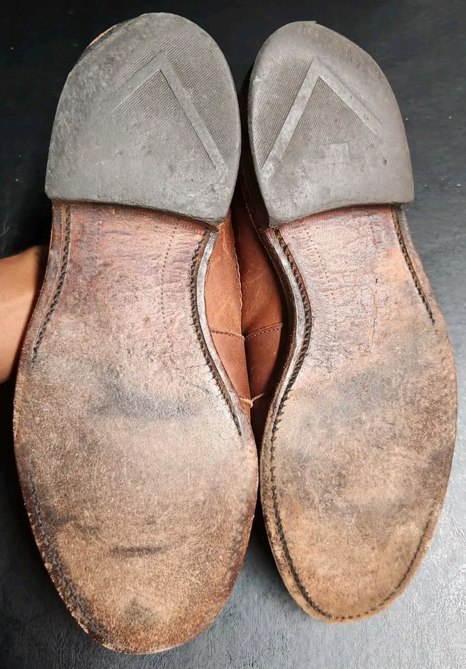 Mens Loafers Allen Edmonds Cody 8.5 D Brown Leather Tassel Slip On ...