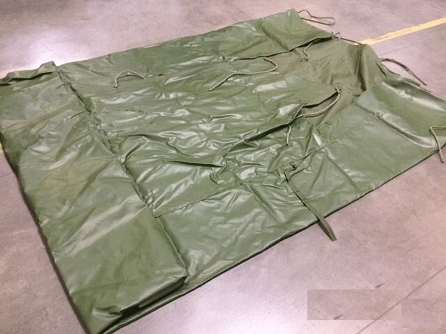 M105 1.5 Ton Trailer VINYL CARGO COVER GREEN SOFT TOP 7979840 , 2540-00 ...