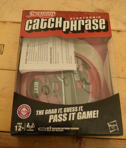 Scrabble Electronic Catch Phrase Hasbro Word Guessing Party Game ...