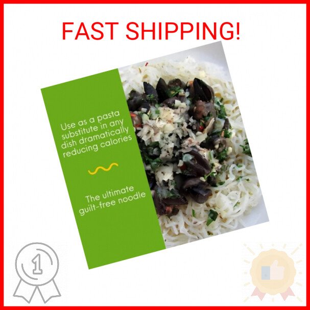 Miracle Noodle Angel Hair Pasta - Plant Based Shirataki Noodles, Konjac ...