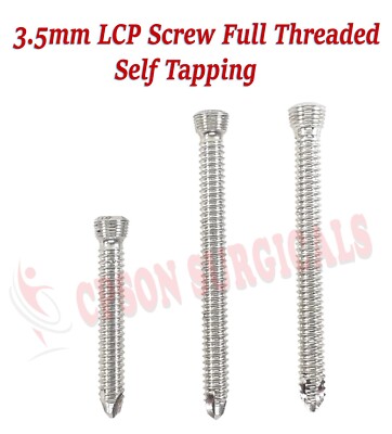 Veterinary 3.5mm LCP Screw Lot of 120pcs Surgical Instrument SS | eBay