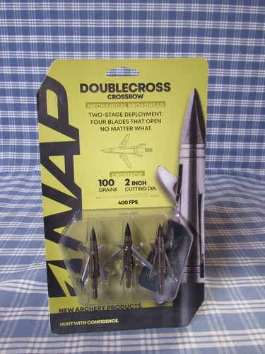Nap Archery Spitfire Double Crossbow Broadheads 100 Grain - 60-087 FREE ...