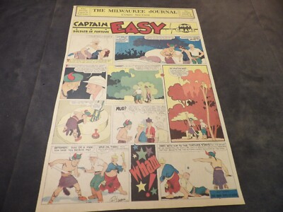 Captain Easy by Roy Crane - Jul 15, 1934 -Full-Size Sunday | eBay