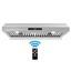 30 inch Under Cabinet Kitchen Range Hood 800CFM 3-Speed Remote Touch ...