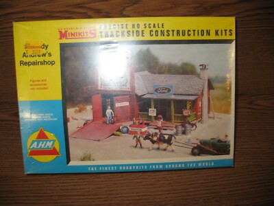 AHM SPEEDY ANDREWS REPAIR SHOP BUILDING KIT 5873 HO SCALE MODEL TRAIN ...