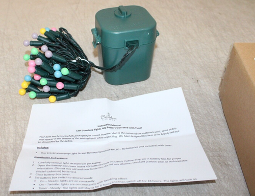 Bethlehem light LED Light Strands With Timer Battery Operated spring ...