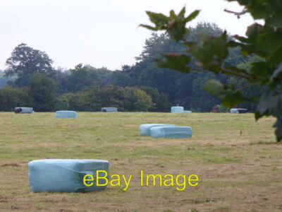 Photo 6x4 Hay Bales South of Crocknorth Farm Abinger Hammer These ...