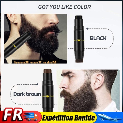 Men Beard Contour Pen Portable Beard Filler Stick Hair Color Stick for ...