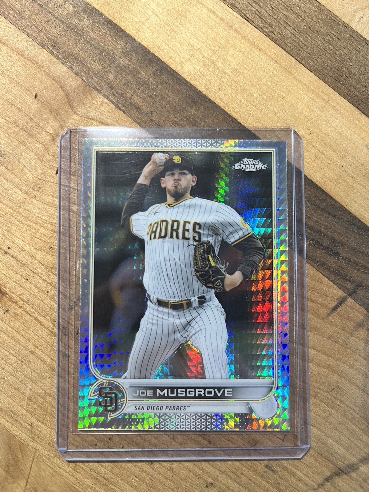 2022 Topps Chrome JOE MUSGROVE Prizm Refractor Card #11 San Diego ...