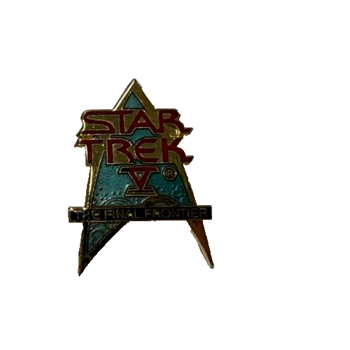 Vintage Star Trek V The Final Frontier 1989 Hat Lapel Pin | eBay